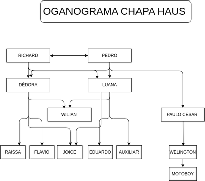 ORGANOGRAMA CHAPA HAUS | Diagramas / Diseños aportados por usuarios de ...