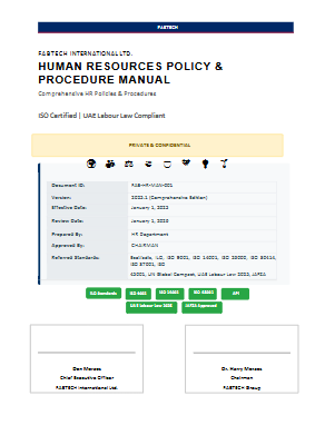 Create an HR Manual with Visual Paradigm Online